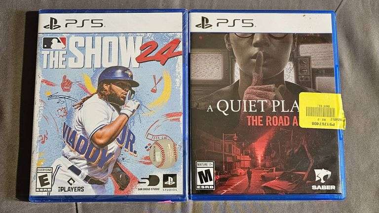 Unopened PS5 Games: MLB The Show 24 and A Quiet Place: The Road ...