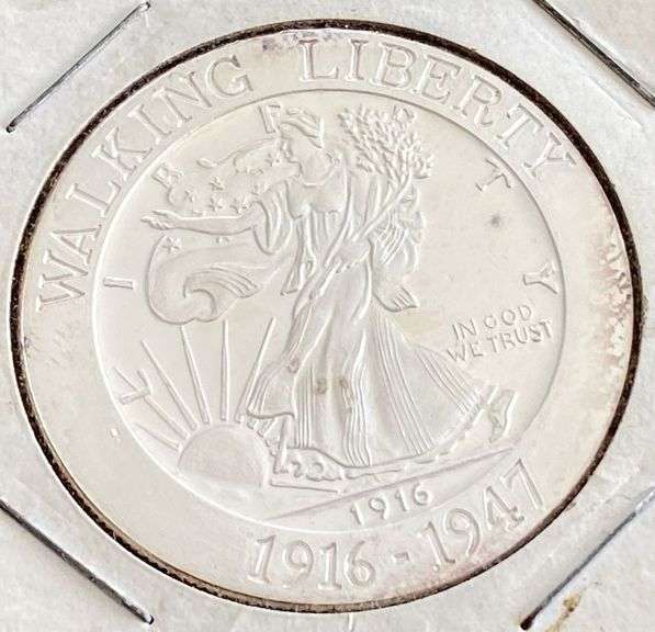 COPY 1 Troy OZ .999 Silver Walking Liberty Half Dollar COPY ...