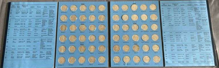 Fifty State Commemorative Quarter Folder Deluxe Edition 1999-2008 ...