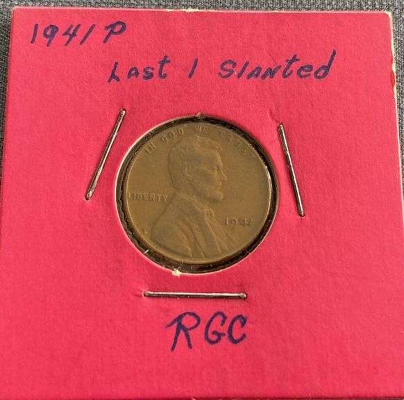 1941-P Wheat Cent (Last 1 Slanted) - Metzger Property Services, LLC