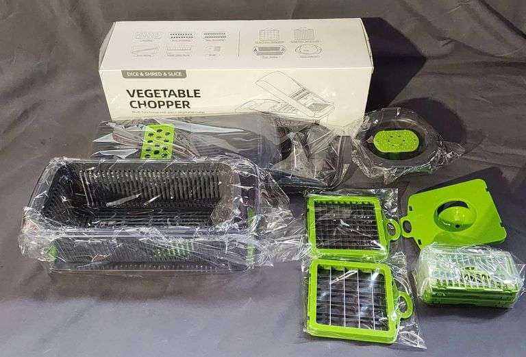 Vegetable Chopper Set with Multiple Blades and Accessories - Metzger ...