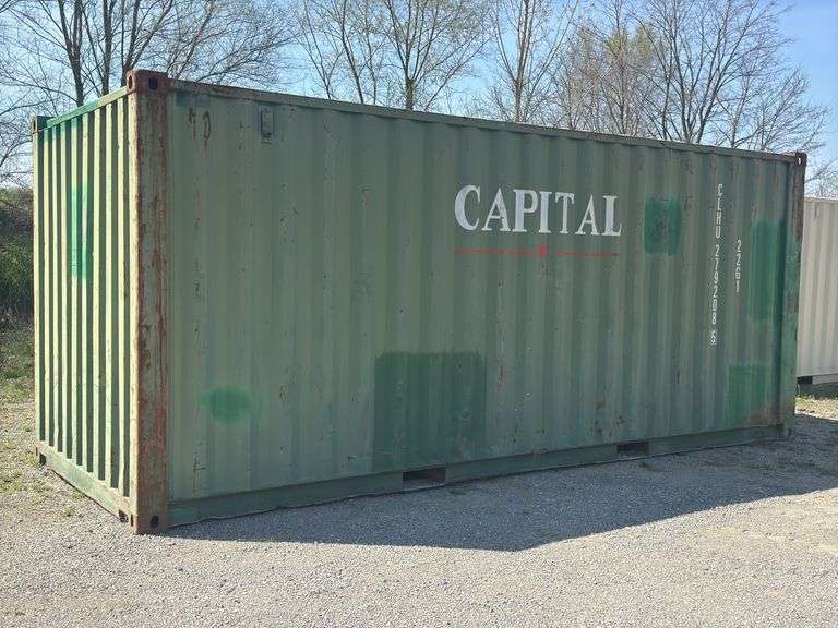 2002- 20’ storage container wind water tight - PICK UP AT ALTERNATE ...