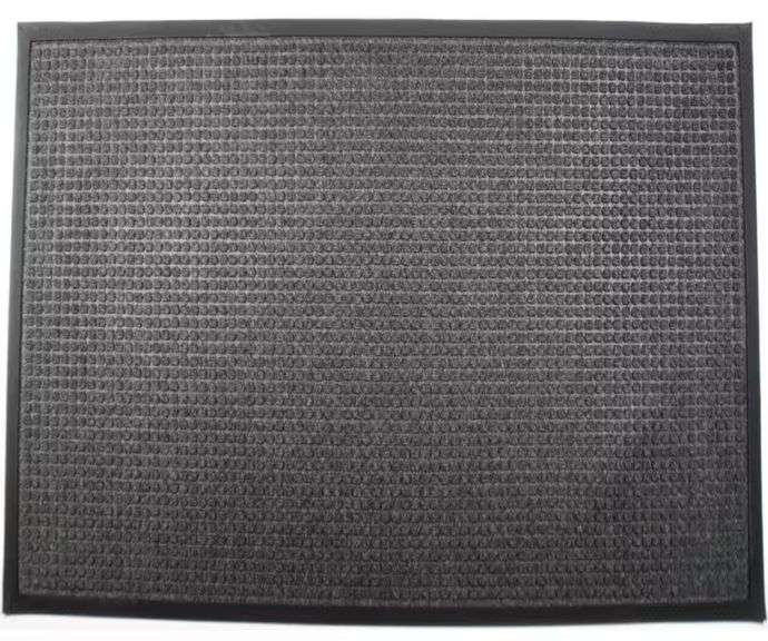 Rhino Mats - Town N Country Charcoal 36 in. x 60 in. Rubber Non-Slip ...