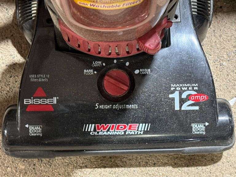 Bissell PowerForce Bagless Turbo Upright Vacuum Cleaner, Model 6596 ...