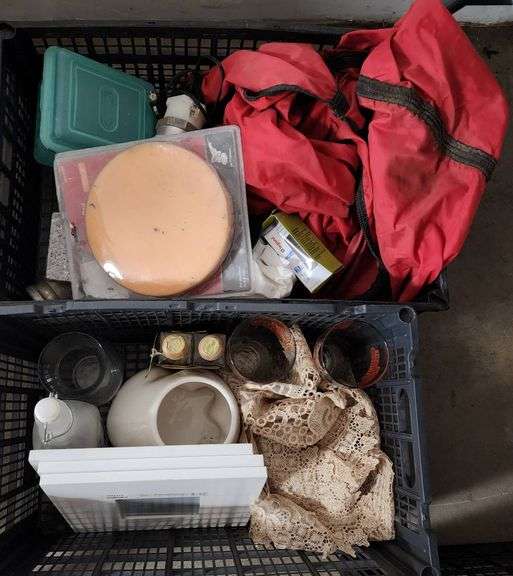 Two Crates Household Items and Accessories - Metzger Property Services, LLC