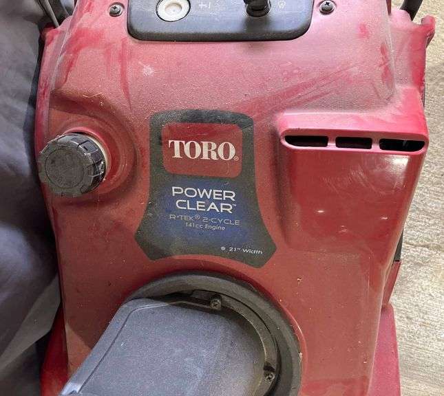 Toro Power Clear 21-Inch R-Tek 2-Cycle Gas Snow Blower - Metzger ...