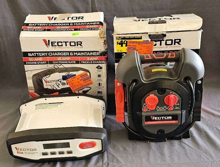Vector Jump Starter and Battery Charger Set - Metzger Property Services ...