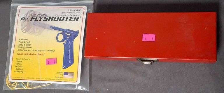 Flyshooter Bug Gun with Metal Tool Case and Hex Keys - Metzger Property ...