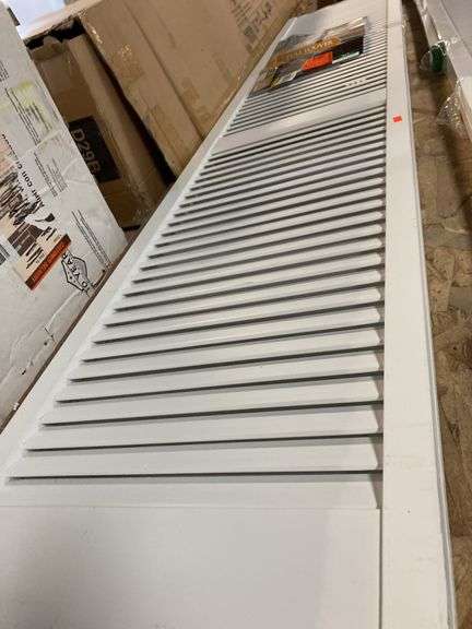 Veranda 30 in. x 80 in. Louver/Louver Solid Core White Painted Pine ...