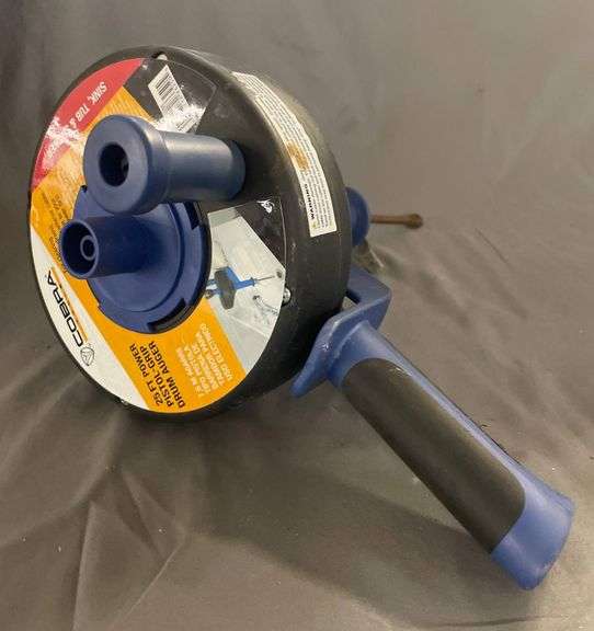 Cobra 25-Foot Power Drum Auger Drain Cleaning Tool - Metzger Property ...