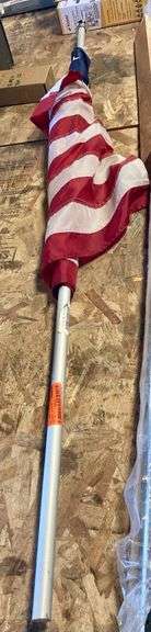 Valley Forge Flag All-American 3 ft. x 5 ft. Nylon US Flag Kit ...