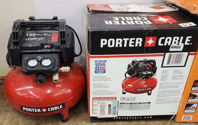 Porter-Cable 6-Gallon Pancake Air Compressor, Model C2002 - Metzger ...