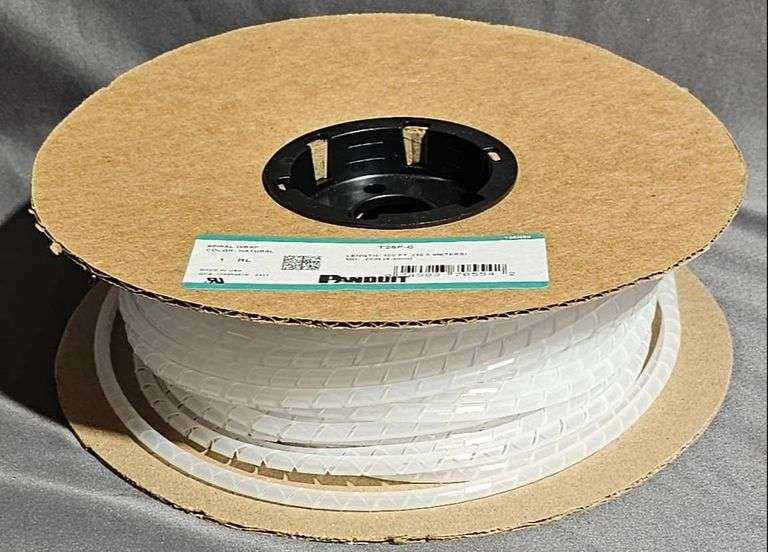 Panduit Spiral Wrap, Natural, T25F-C, 1 Reel - Metzger Property ...