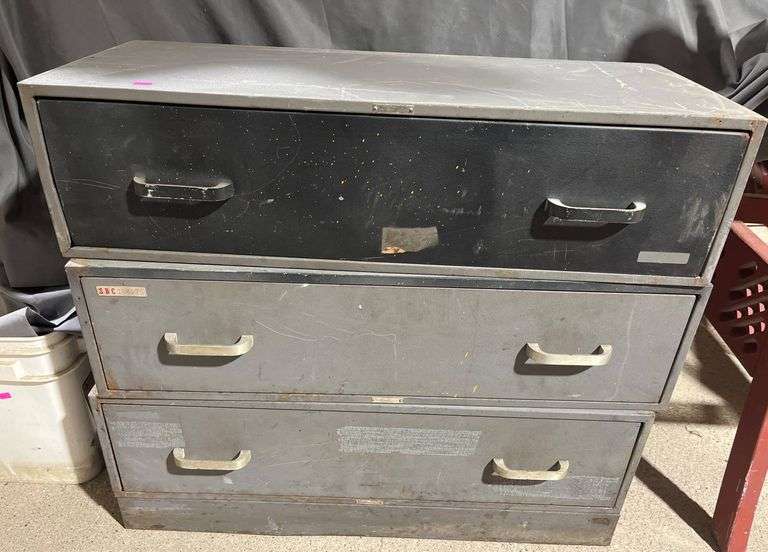 Metal Storage Drawers by Wright Line Inc. 32x13x30 Inches - Metzger ...