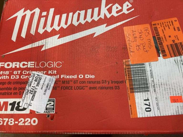 Milwaukee M18 18V Lithium-Ion Cordless FORCE LOGIC 6-Ton Utility ...