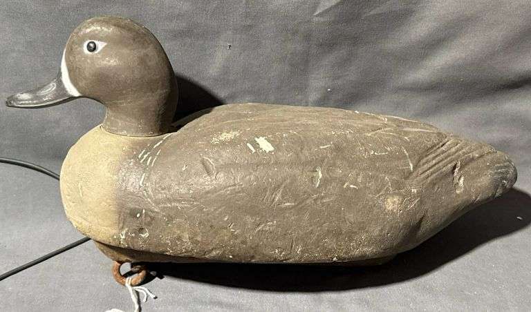 Painted Duck Decoy With Weighted Base - Metzger Property Services, LLC