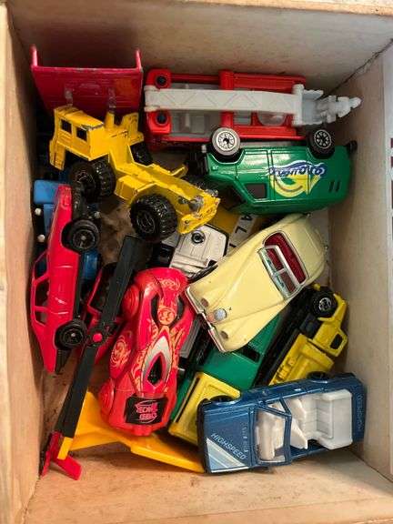 Webster Cigars Box Containing Toy Vehicles - Metzger Property Services, LLC