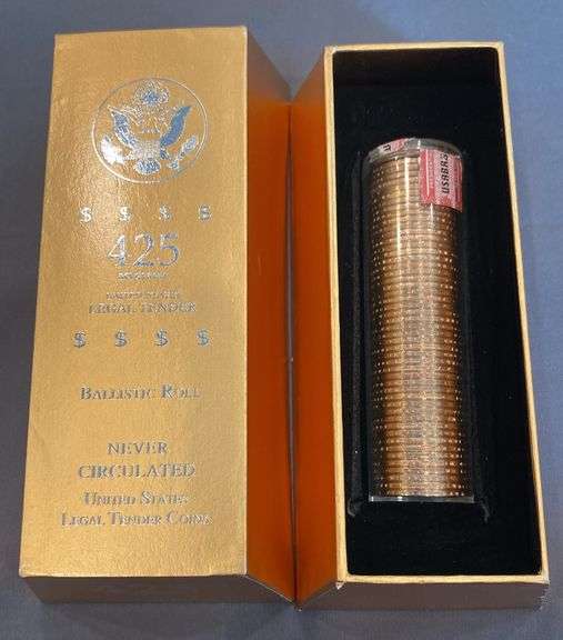 (50) George Washington Ballistic of One Dollar Coins Uncirculated 425G ...