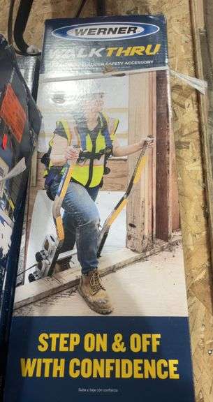 Werner Walk Thru Ladder Extension Safety Accessory for Type II, I, IA ...