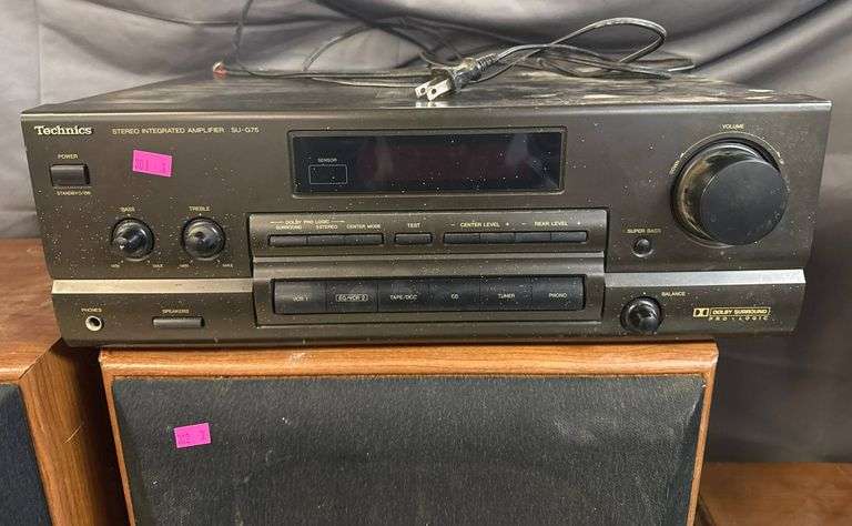 Technics SU-G75 Stereo Integrated Amplifier - Metzger Property Services ...