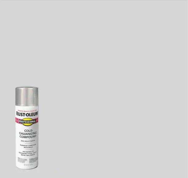 Rust-Oleum Professional 20 oz. Flat Gray Cold Galvanizing Compound ...