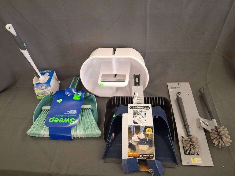 Cleaning Equipment and Tools, Including Upright Sweep Set and Caddy ...