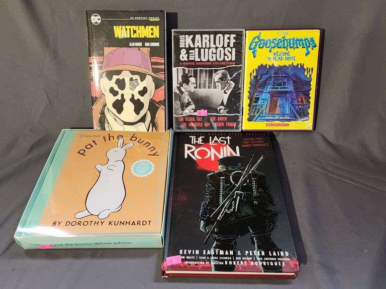 Books and Media Bundle Featuring Graphic Novels, Children’s Book and ...