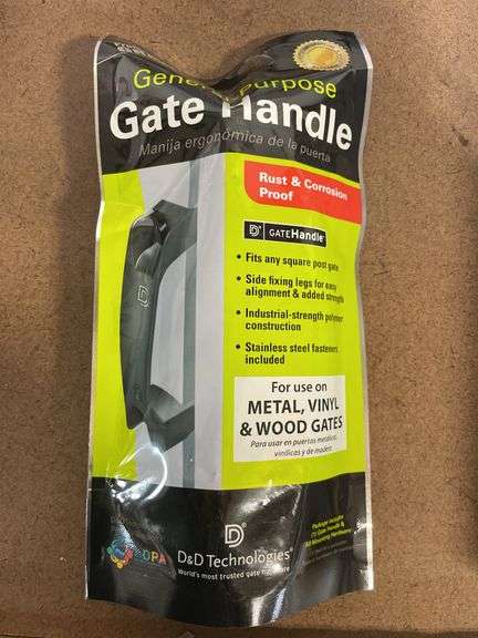Ergonomic general Purpose Gate Handle - Metzger Property Services, LLC