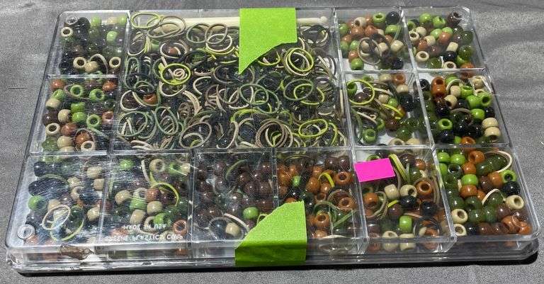 Wonder Loom Beads and Bands Kit with Rubber Bands, Beads and Clips ...