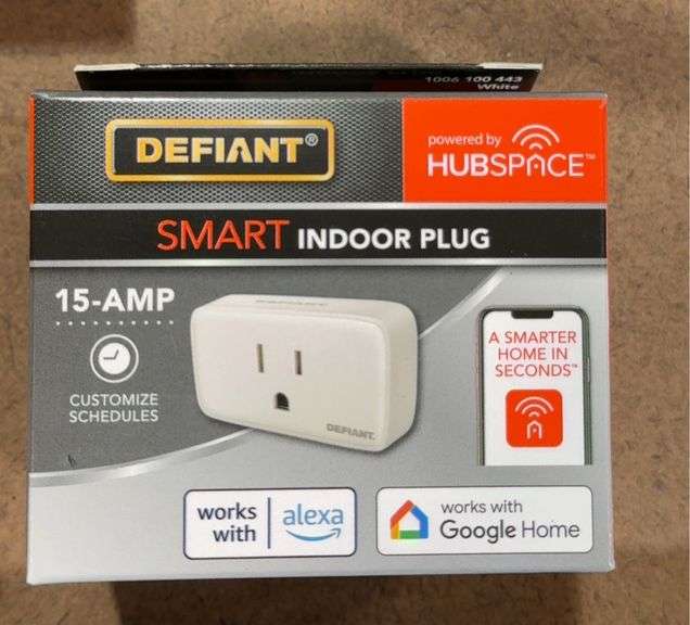 Defiant 15 Amp 120-Volt Indoor Smart Plug and Timer Wi-Fi Bluetooth ...