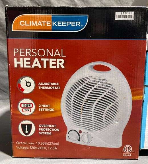 Climate Keeper Personal Heater and HoMedics Shiatsu Neck Massager ...