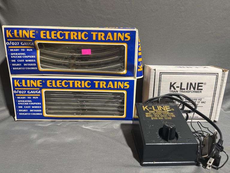K-Line O/027 Gauge Electric Train Tracks and Transformer Set - Metzger ...