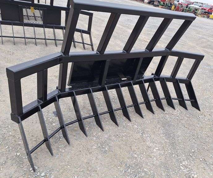 8ft Root Rake quick tach mount - Metzger Property Services, LLC