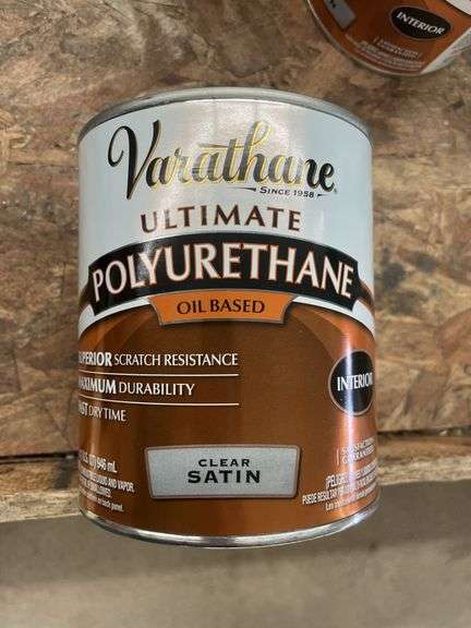 Varathane Ultimate Polyurethane, Oil Based, Clear Satin. 32Floz - Metzger Property Services, LLC