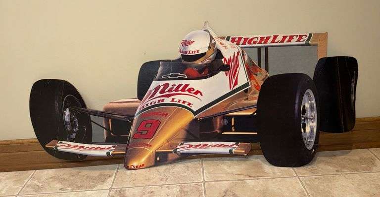 Miller High Life Racing Car Cardboard Standee, 45.8”x18.5” - Metzger ...