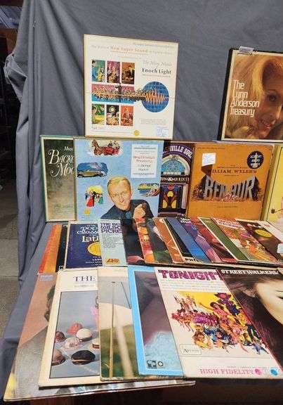 Assorted Vinyl Record Box Sets Featuring Various Artists and Genres ...