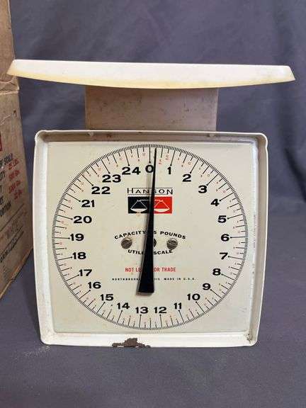 Hanson Model 2000 Platform Scale with 24-Pound Capacity - Metzger ...