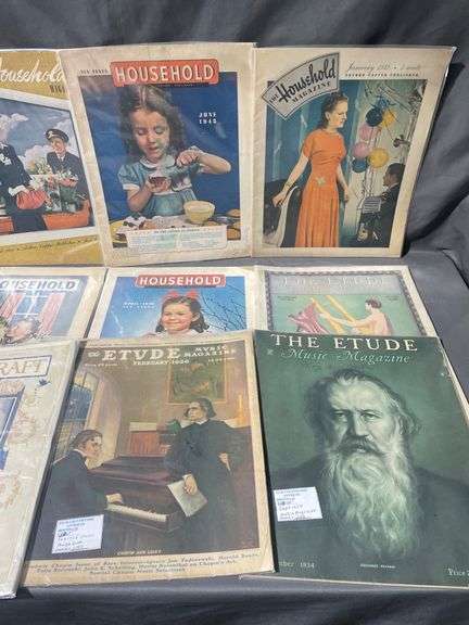 Group of Early to Mid-20th Century Magazines: Household, Needlecraft ...
