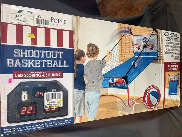 EastPoint Sports Shootout Basketball Game With LED Scoring and Sound ...