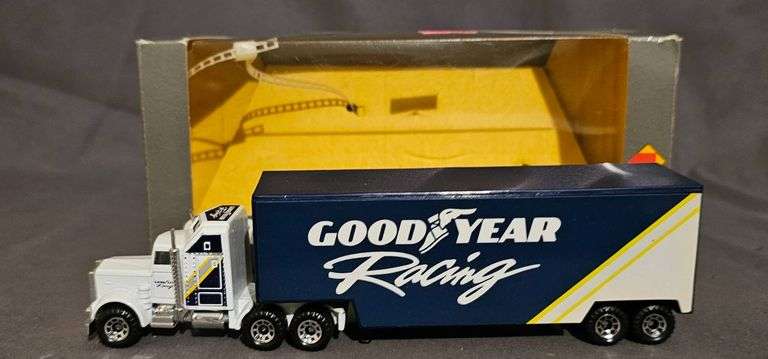 Goodyear Racing Semi-Truck Diecast Model with Original Box - Metzger ...