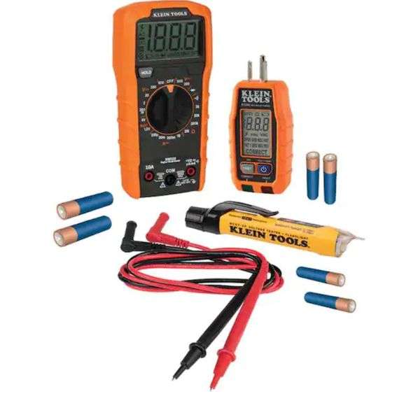 Klein Tools Multimeter, Voltage Tester and Outlet Tester Premium ...
