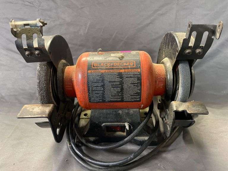 Black & Decker Bench Grinder With Dual Grinding Wheels - Metzger ...