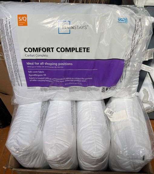 Mainstays Comfort Complete Pillows in Original Packaging (Set of 5 ...