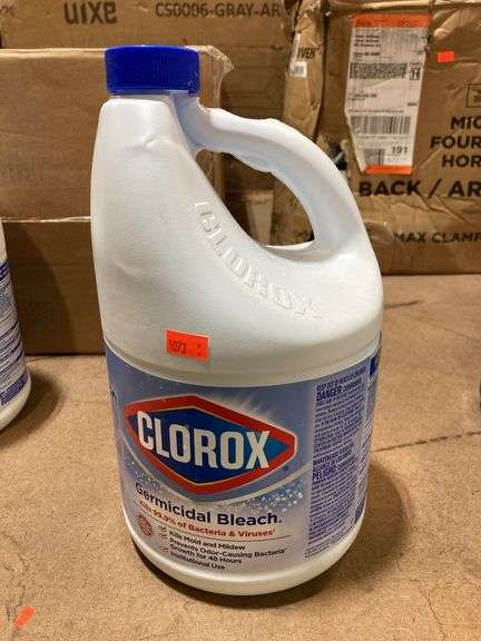 Clorox 121 oz. Concentrated Germicidal Disinfecting Bleach Cleaner ...