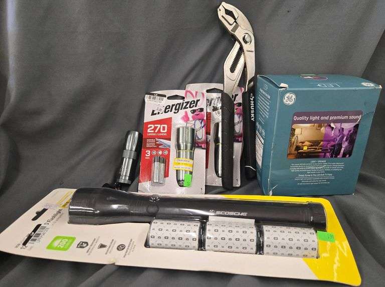 Tools, Flashlights and Light Bulb with Remote - Metzger Property ...