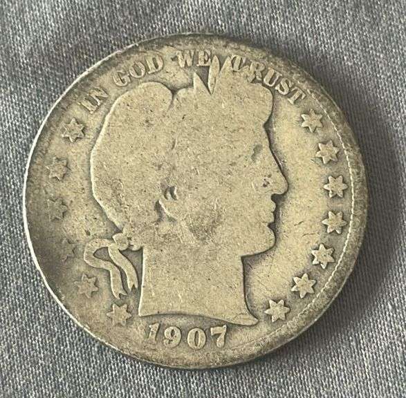 1907-D Barber Half Dollar - Metzger Property Services, LLC