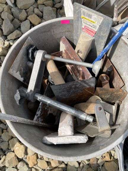 Tools Including Trowels, Clamps and Mixing Paddle - Metzger Property ...