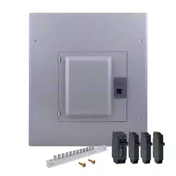GE 125 Amp 14-Space 24-Circuit Main Lug Indoor Load Center Contractor ...