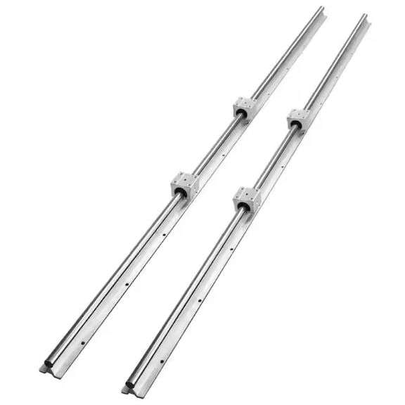 VEVOR Linear Guide Rail Set SBR16 1500mm (2-Piece) 59 in./1500 mm SBR16 ...