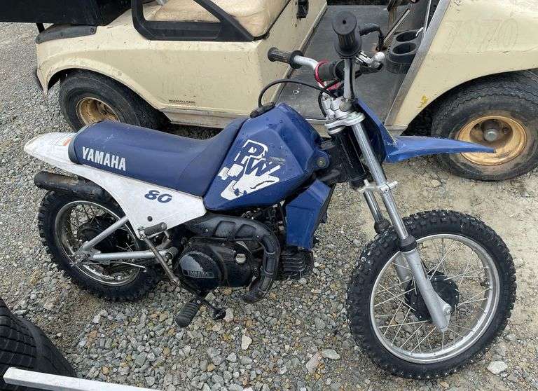 2007 Yamaha PW80 Dirt Bike, rebuilt motor has less than 100 miles, NO ...